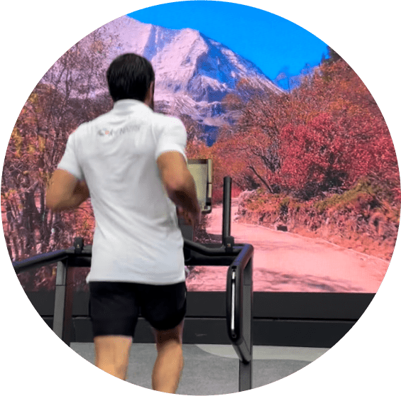 esprint en caminadora – kinezis